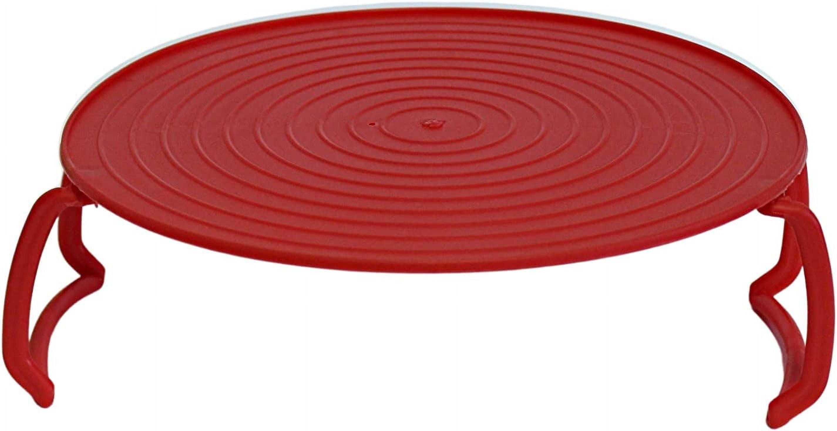 Microwave Multipurpose 4 in 1 Tray Stand Rack Splatter Guard Carry Tray ...
