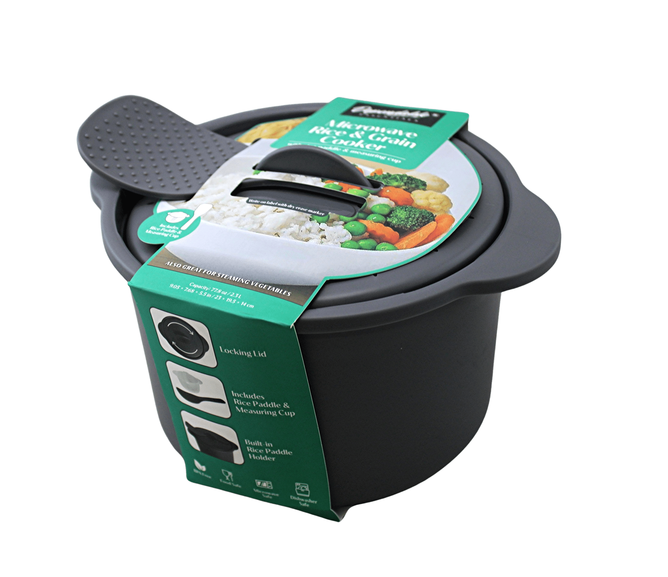 Dependable Industries Inc. Essentials Multi Use Microwave Rice and ...