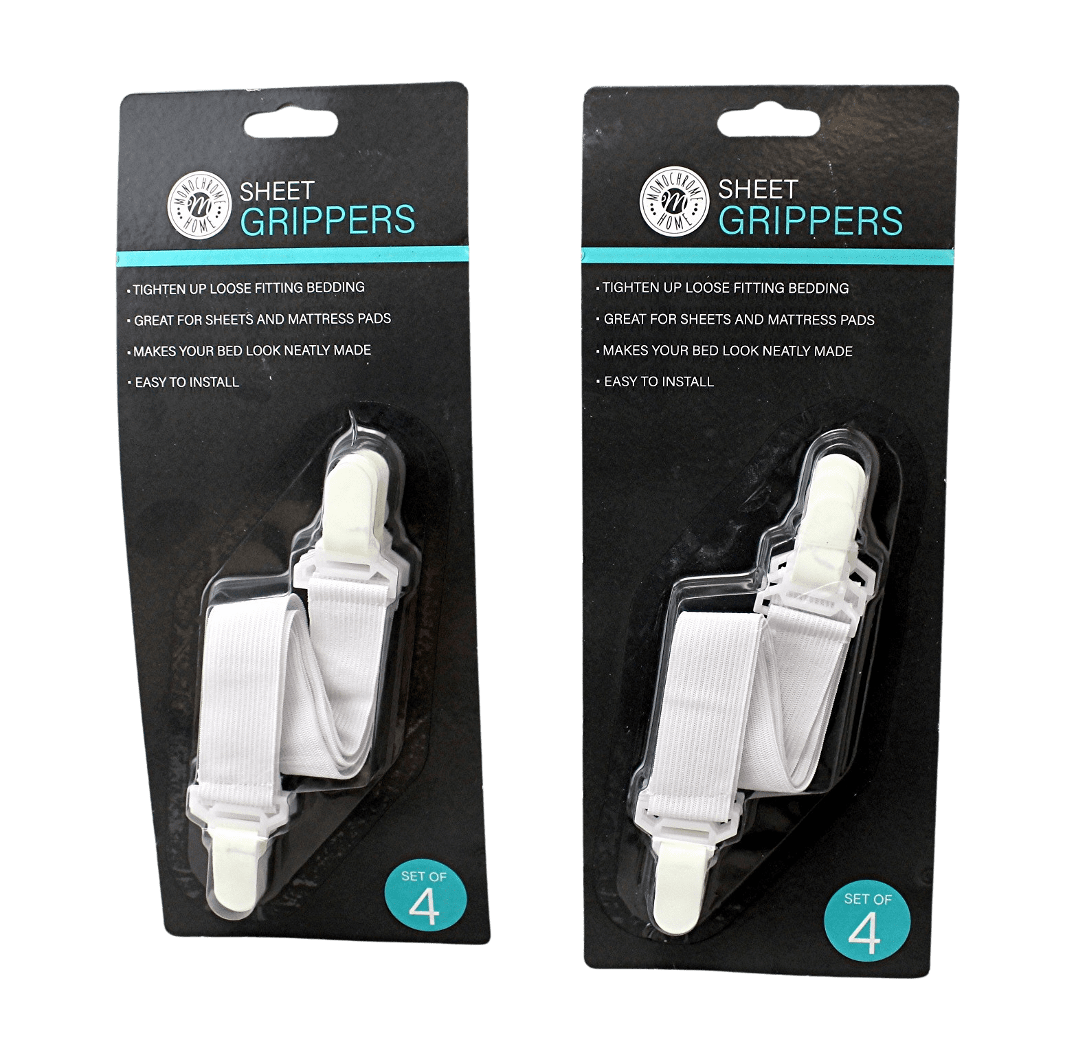 Dependable Industries Inc. Essentials Set of 8 Bed Sheet Grippers ...
