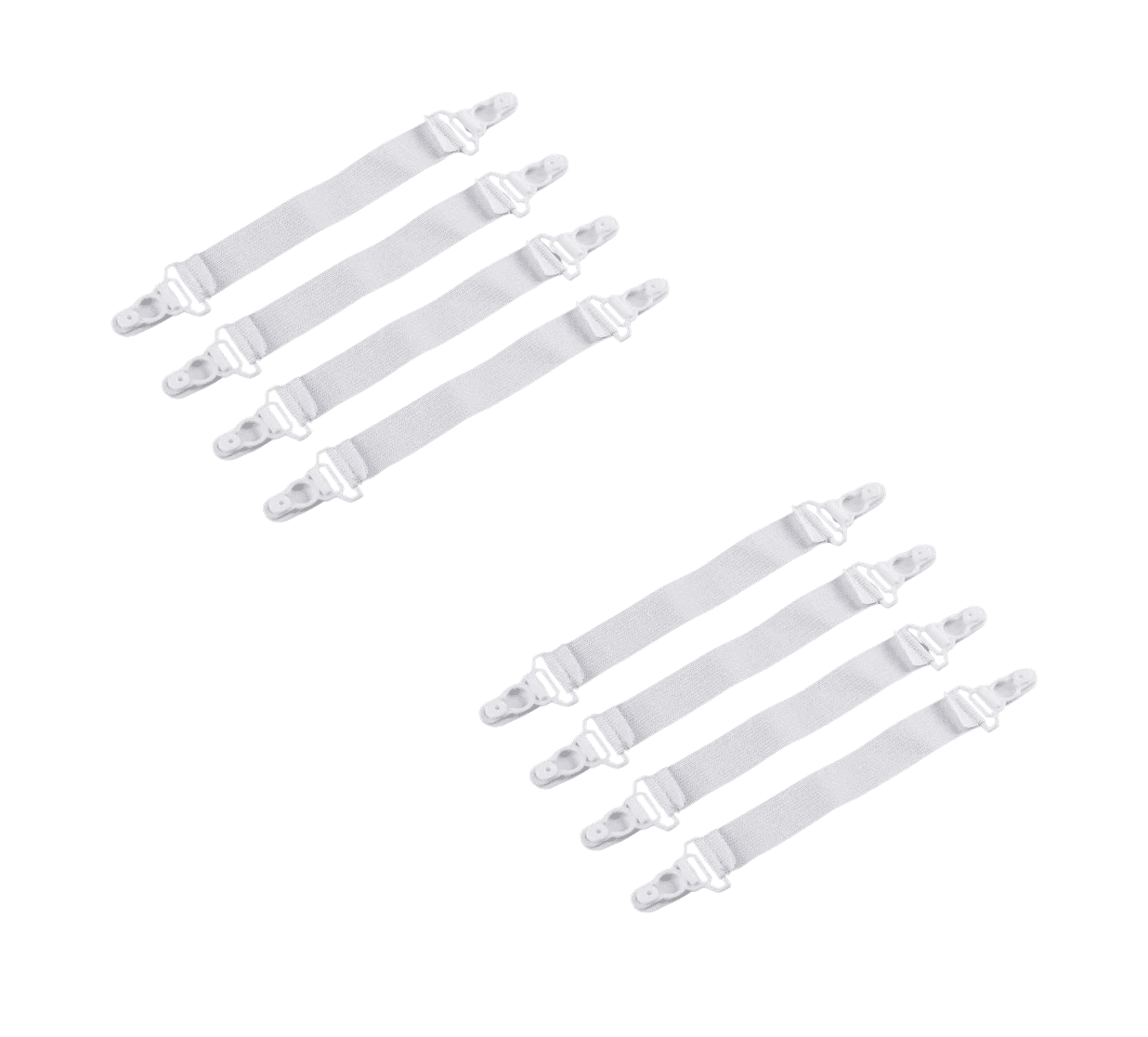 Dependable Industries Inc. Essentials Set of 8 Bed Sheet Grippers ...