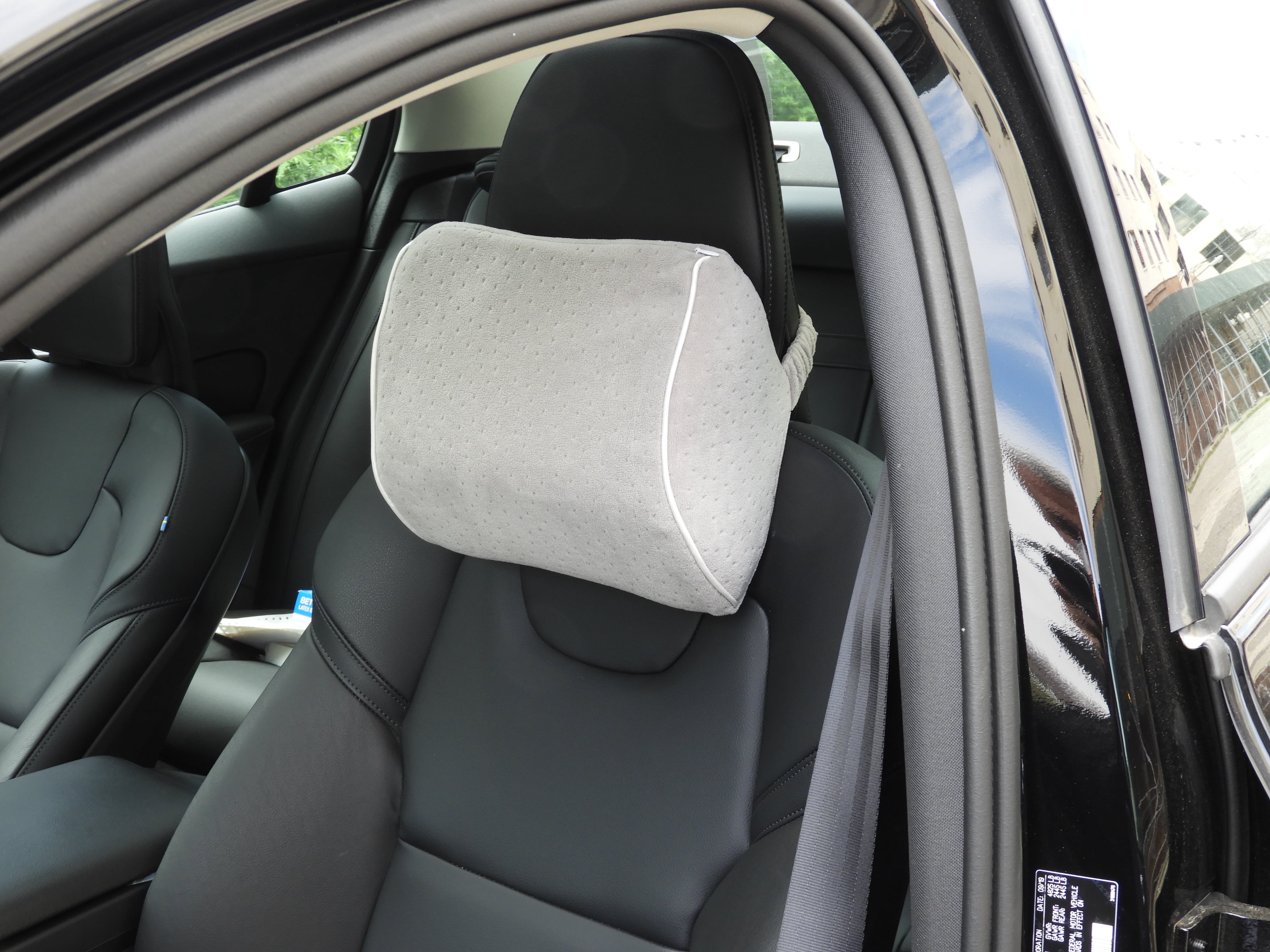 Dependable Industries Memory Foam Car Travel Pillow, Supports Neck and ...