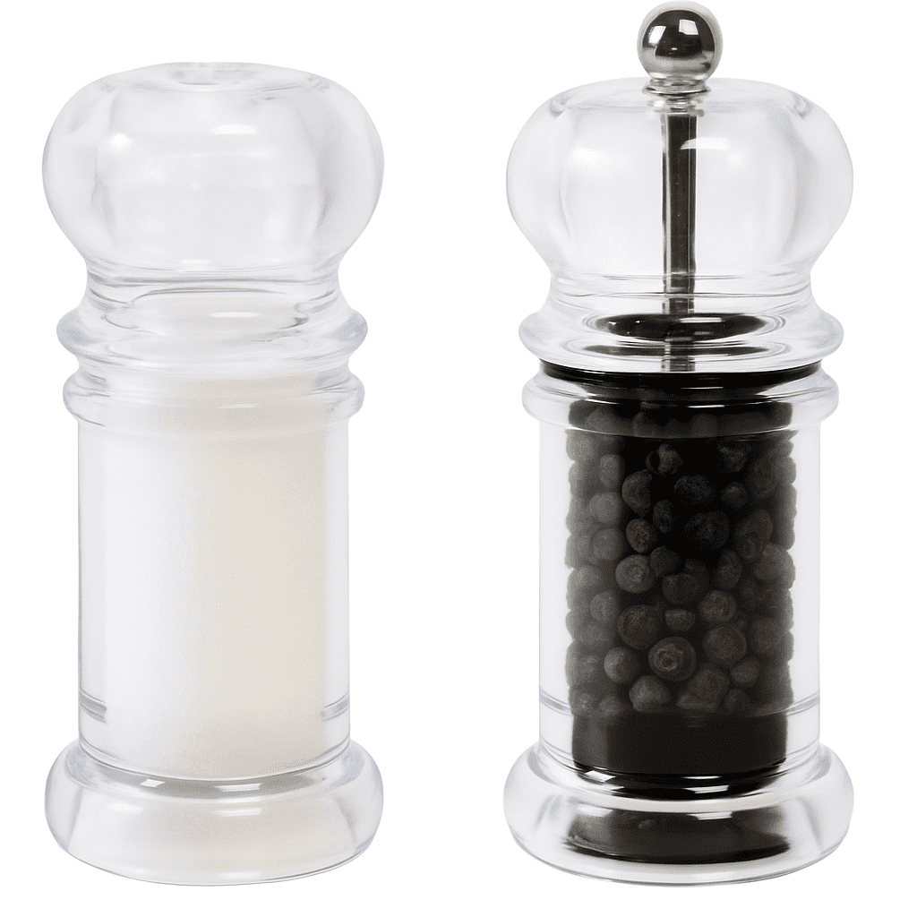 Dependable Industries Salt Shaker & Pepper Mill Set Promotional Priced ...