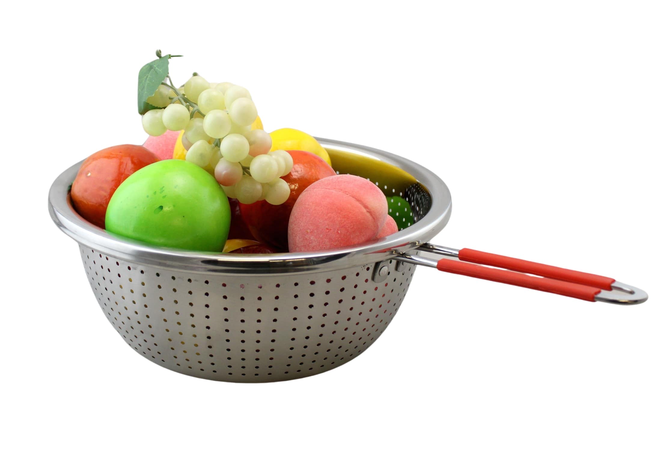 ExcelSteel - 6 Qt Stainless Steel Perforated Colander - Walmart.com