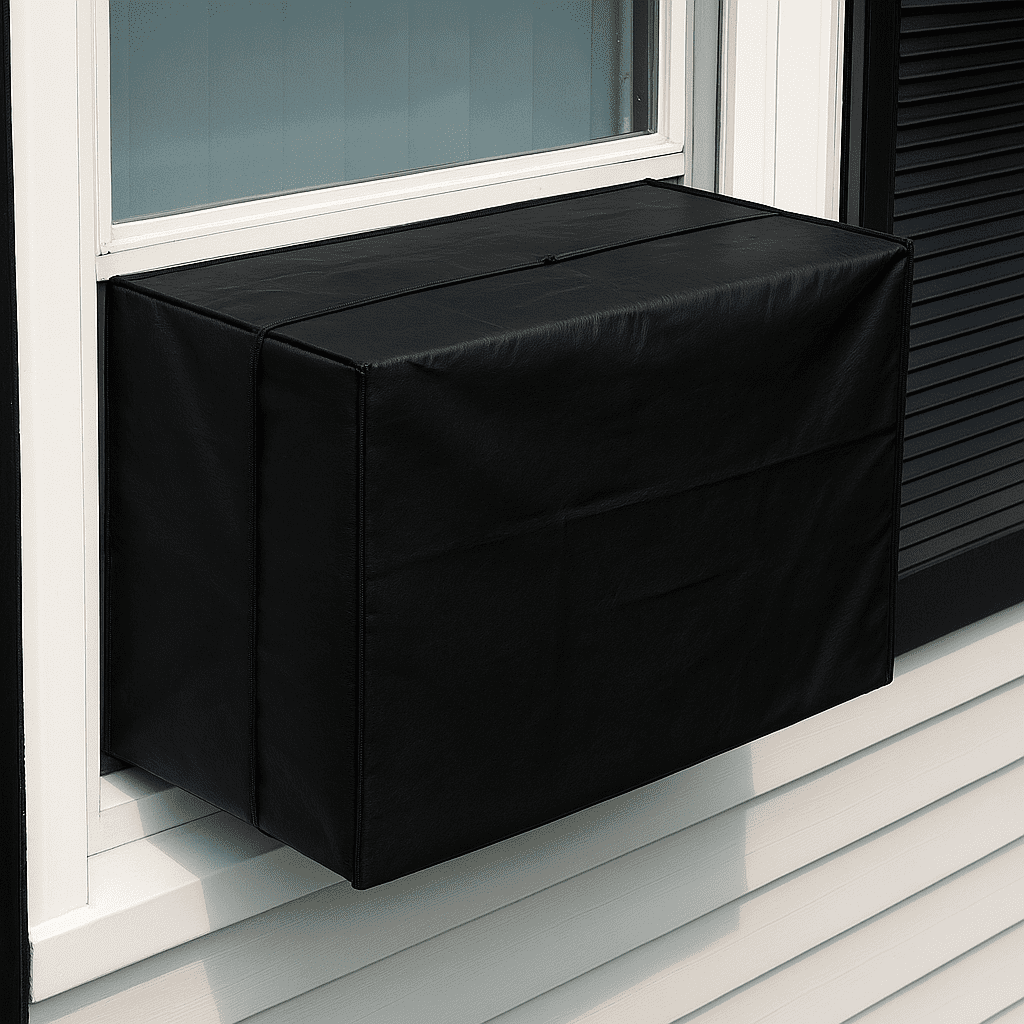 "Dependable Industries Vinyl Outside Window AC Cover, Heavy-Duty ...