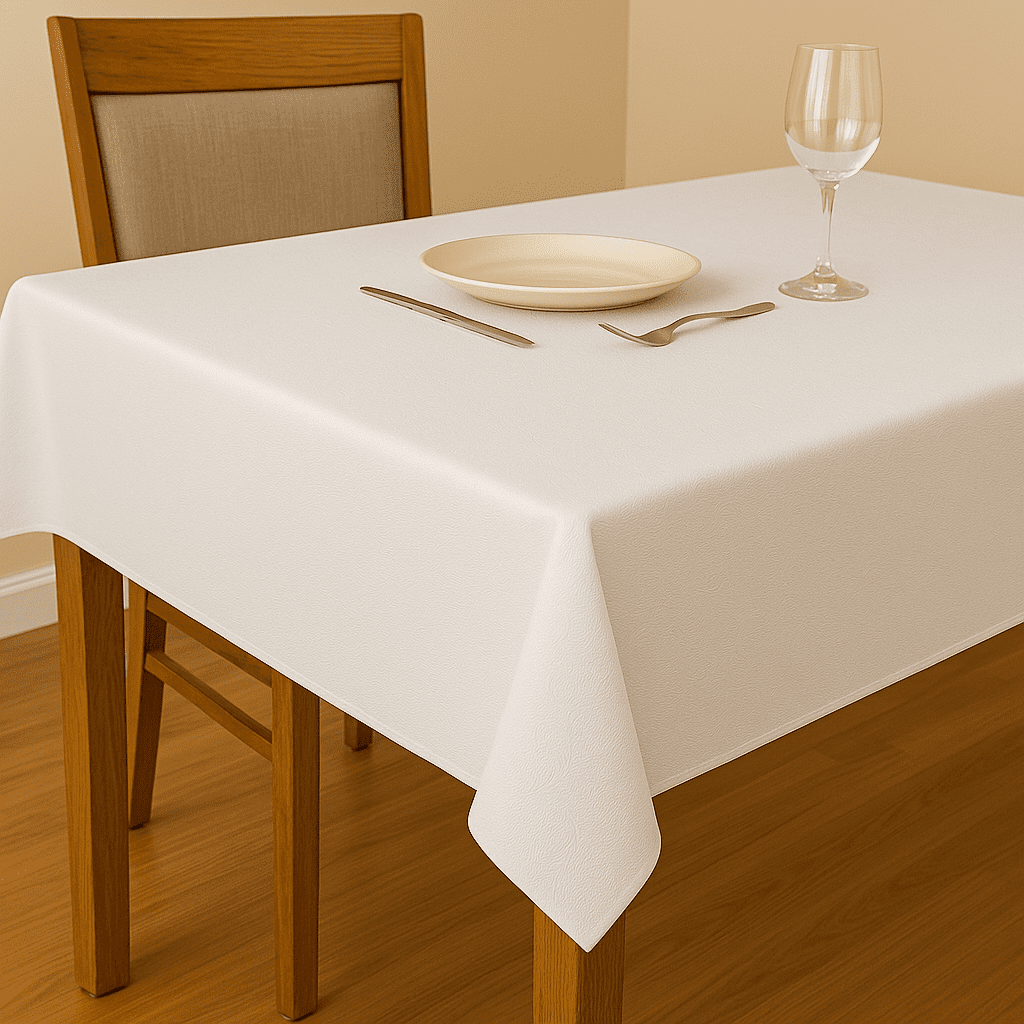 Dependable Industries White Vinyl Dining Table Pad, 108" x 52 ...