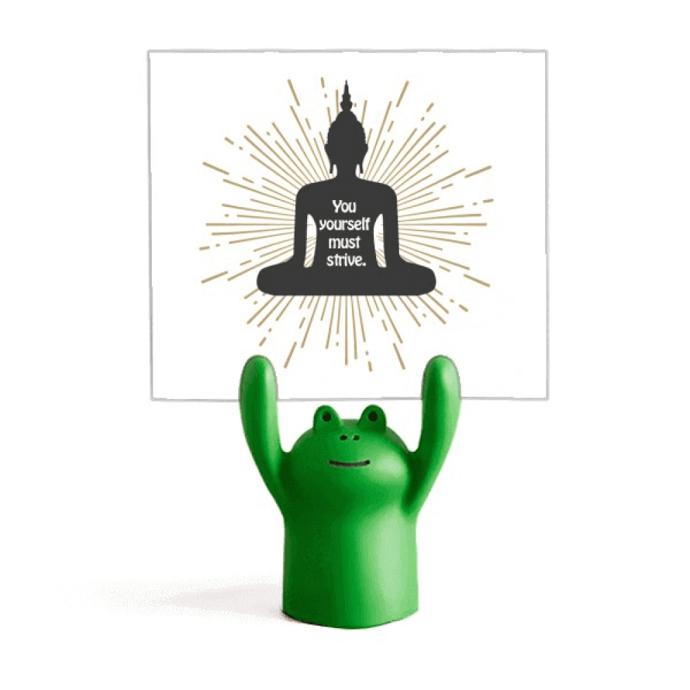 Dependence Self Effort Choice Memo Holder Cartoon Animal Frog Stand ...