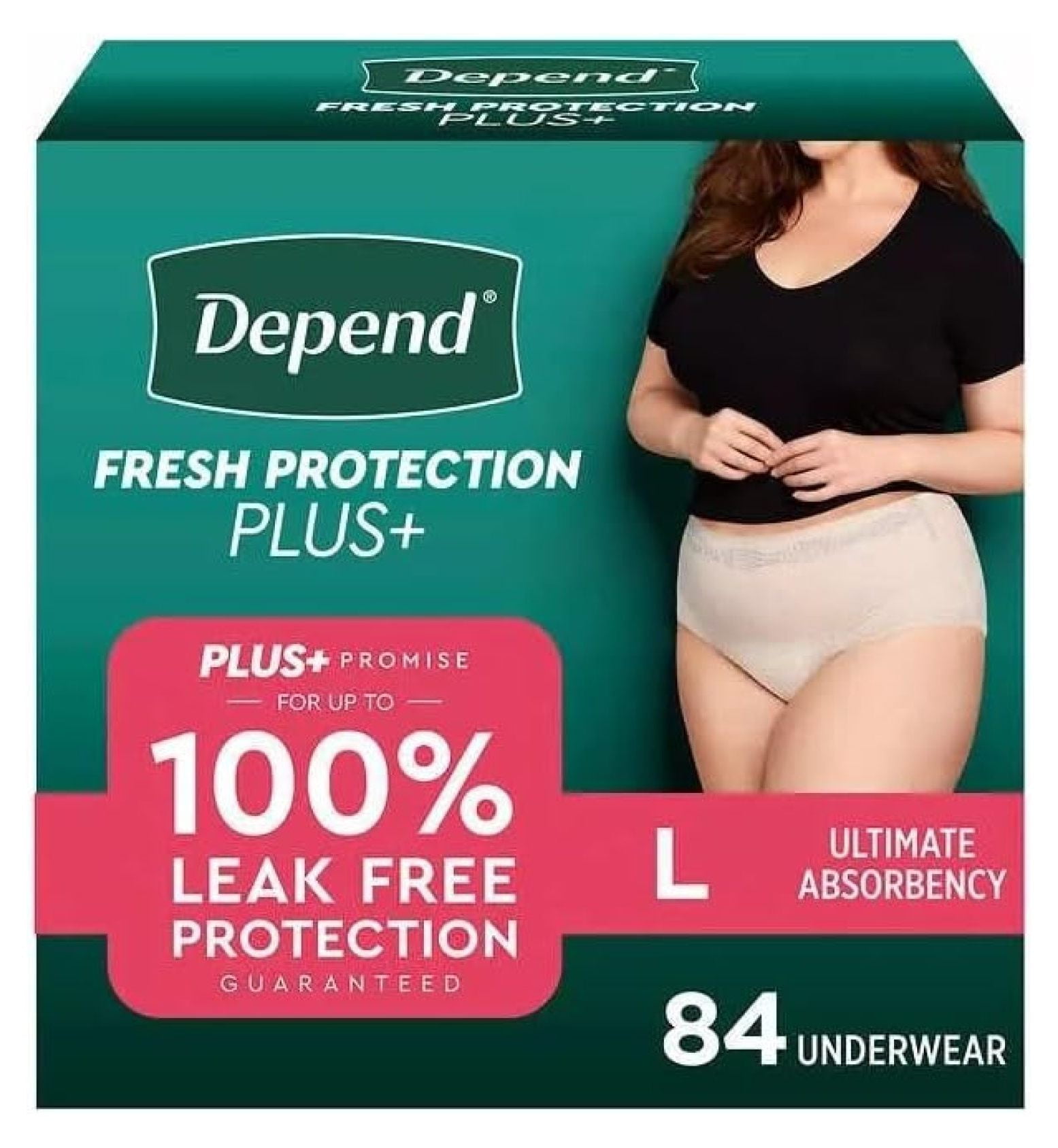Depends Fresh Protection Plus Ultimate Underware for Women Large 84 ct - Walmart.com