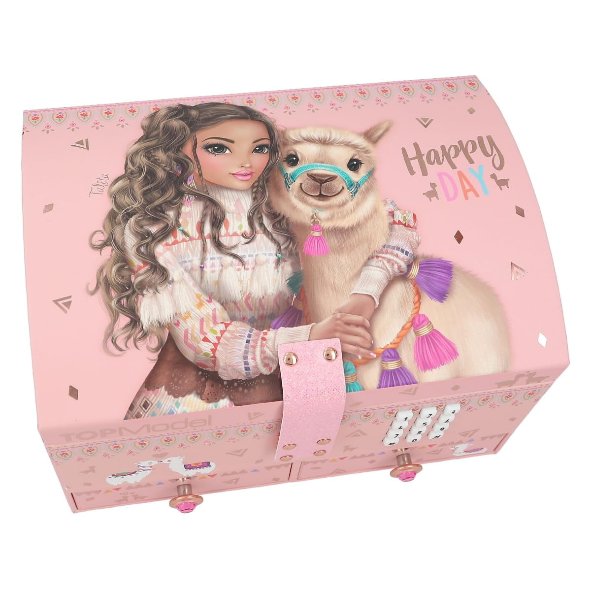 Depesche 11900 TOPModel Cosy Small Jewellery Box in Pink with Alpaca ...