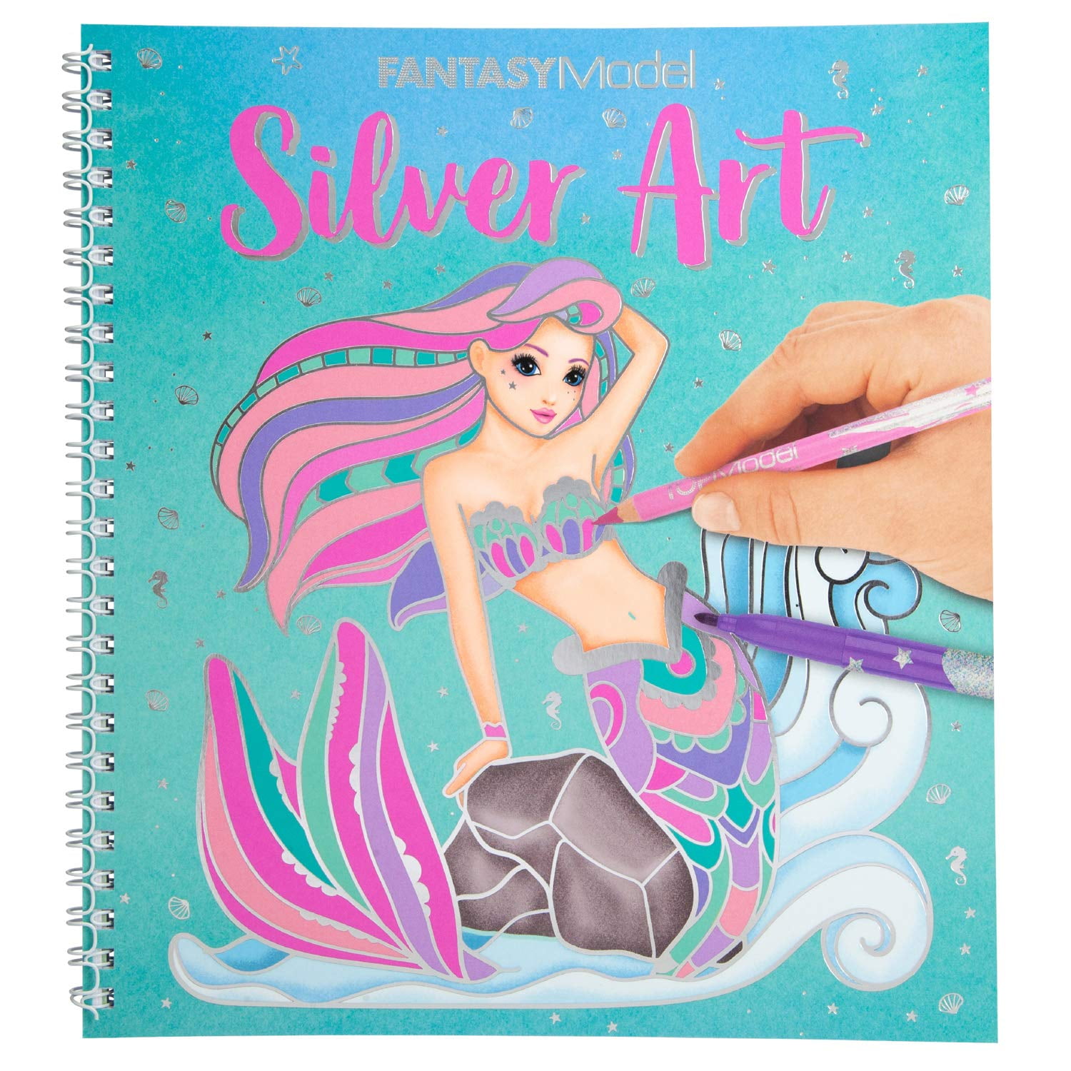 Depesche Top Model - Fantasy Silver Art Design Book (411237) - Walmart.com