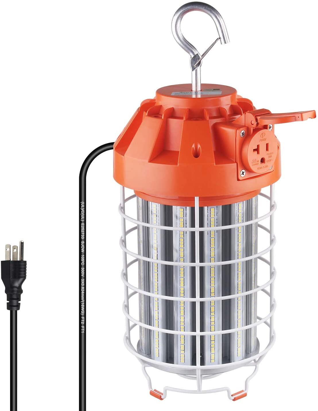 Dephen 130W LED Temporary Work Light-18200Lumen Construction Lights ...