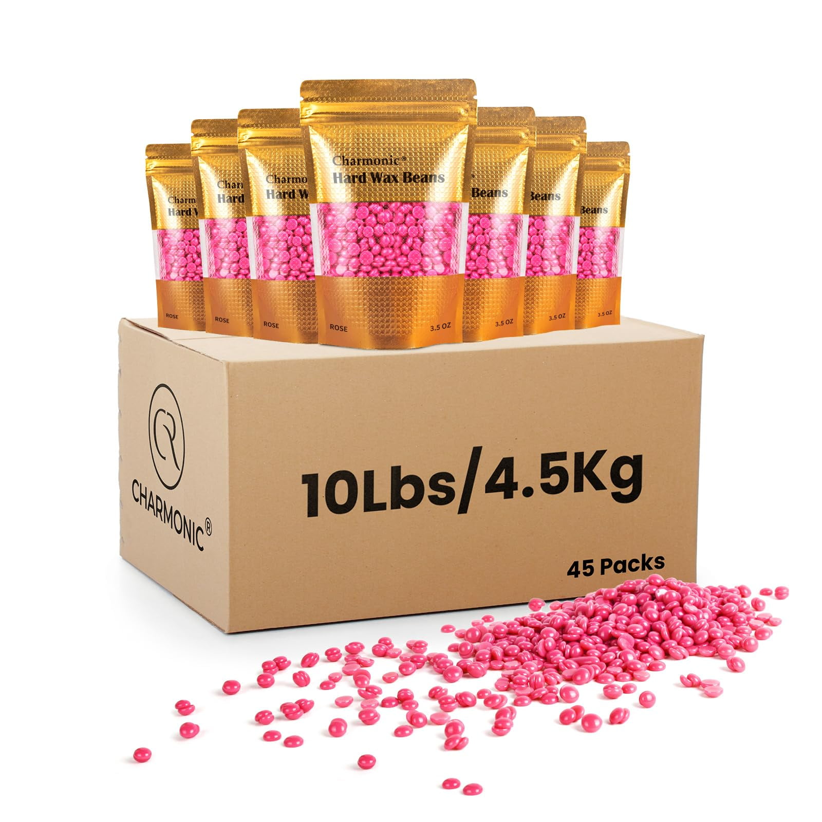 Depilatory wax, 10 LB Hair Wax Beans, Bulk Hair Waxing Beads for Face, Eyebrow, Brazilian, Legs ...