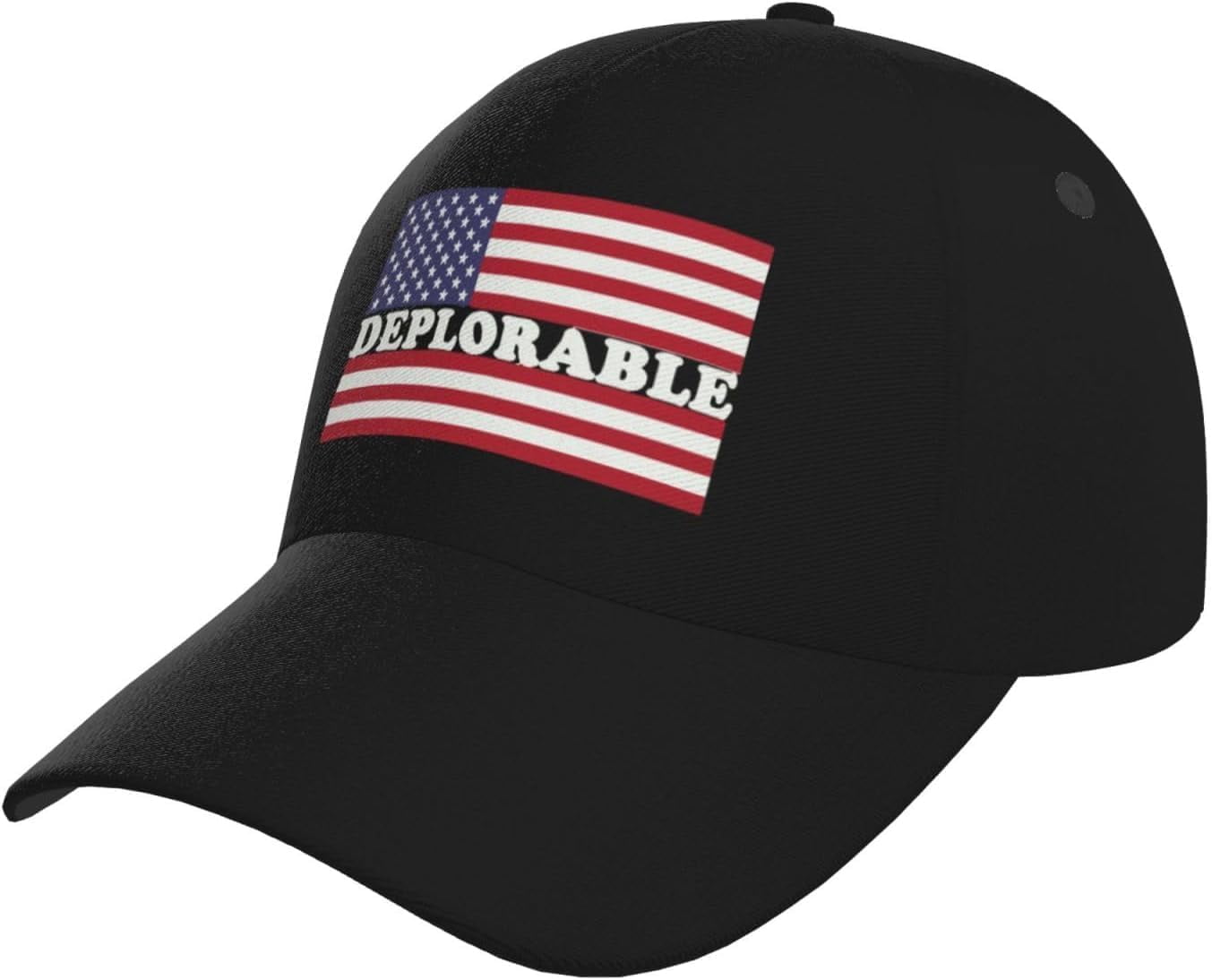 Deplorable American Flag Baseball Cap Men Women - Classic Plain Trucker ...