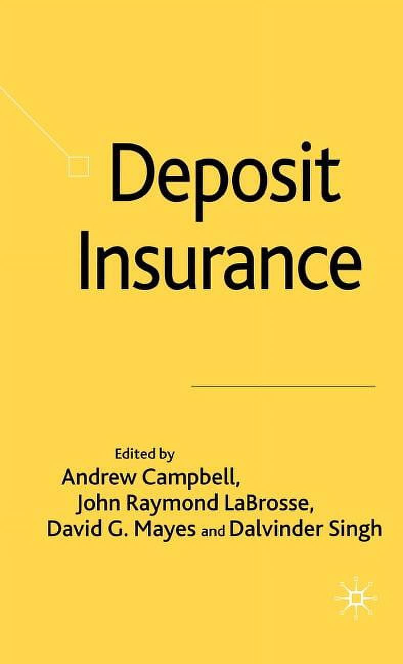 Deposit Insurance, (Hardcover) - Walmart.com