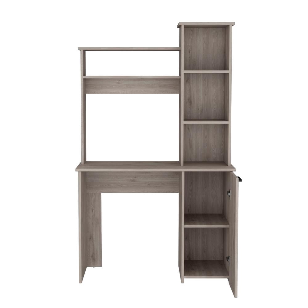 Depot E-Shop Computer Desk with Ample Work Surface, Hutch Storage and ...