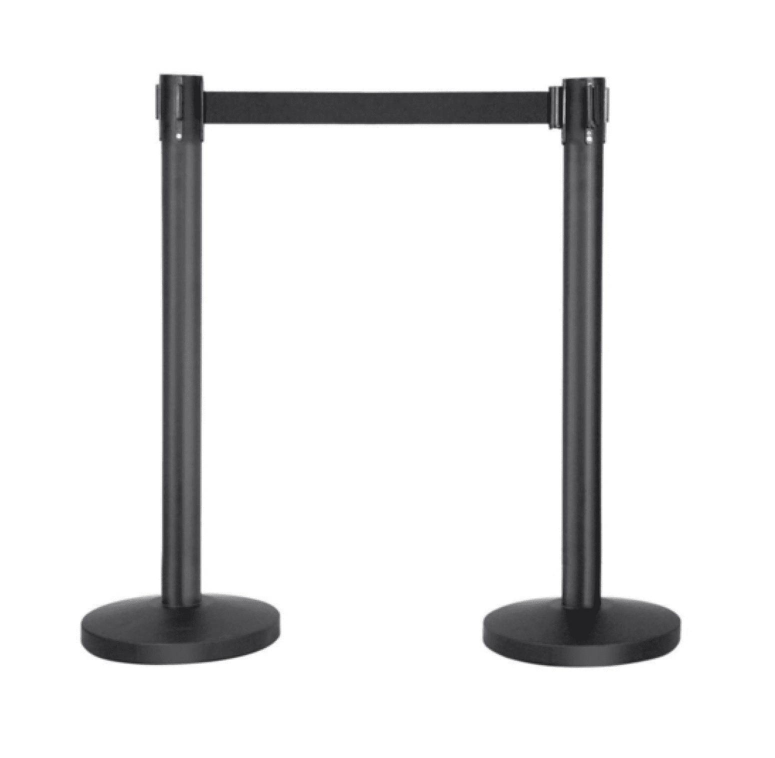 Depot Esh Black Stanchion Posts Crowd Control Barrier Queue Retractable ...