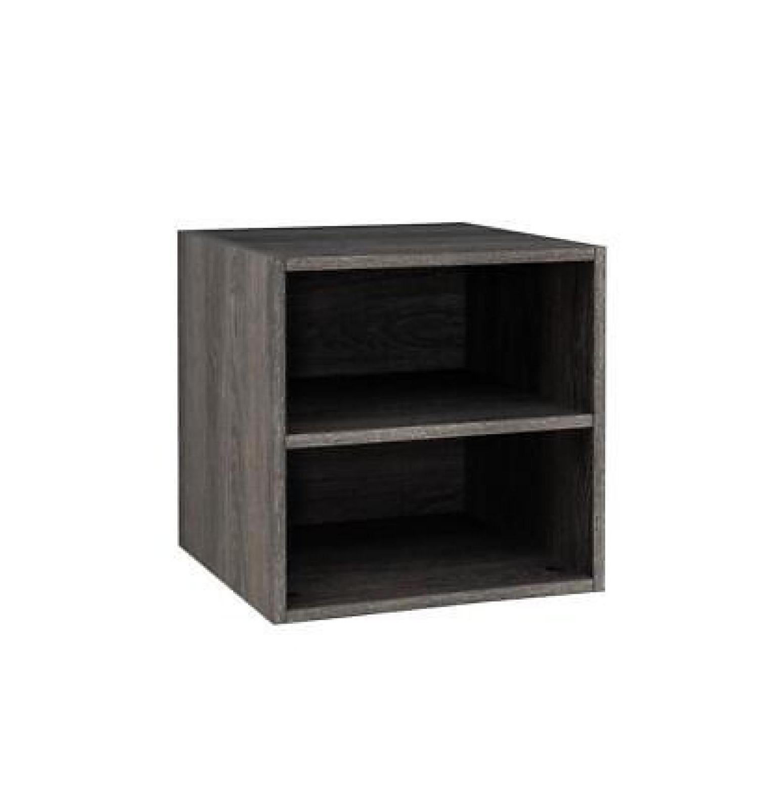 Depot Esh Quub Split Cabinet, Space Saving Stackable MDF Wood Cabinet ...