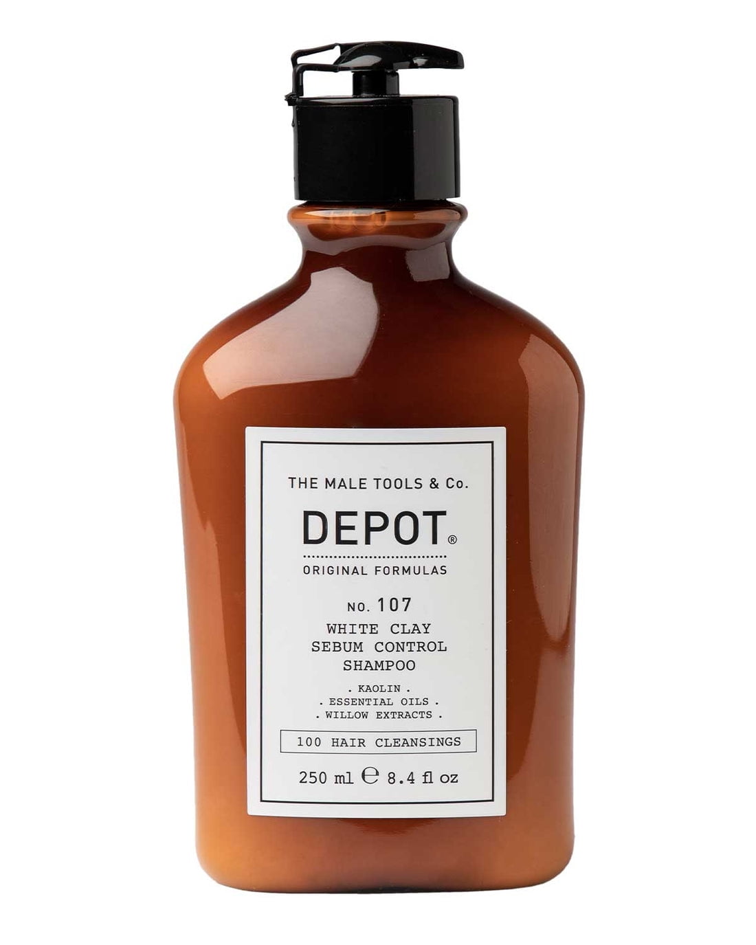 Depot No. 107 White Clay Sebum Shampoo 8.4 oz - Walmart.com