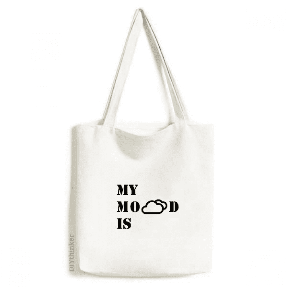 Depressed Mood Cloud Weather Tote Canvas Bag Shopping Satchel Casual ...