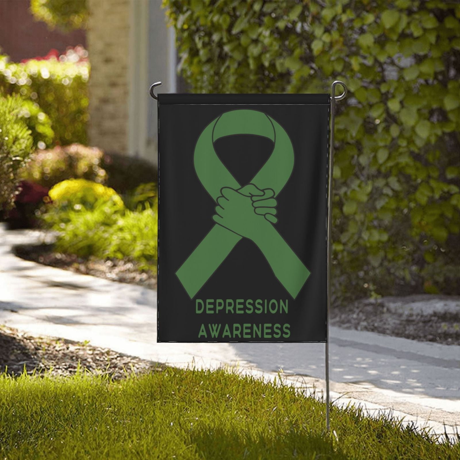 Depression Awareness Funny Garden Flag,Vertical Double Sized ...