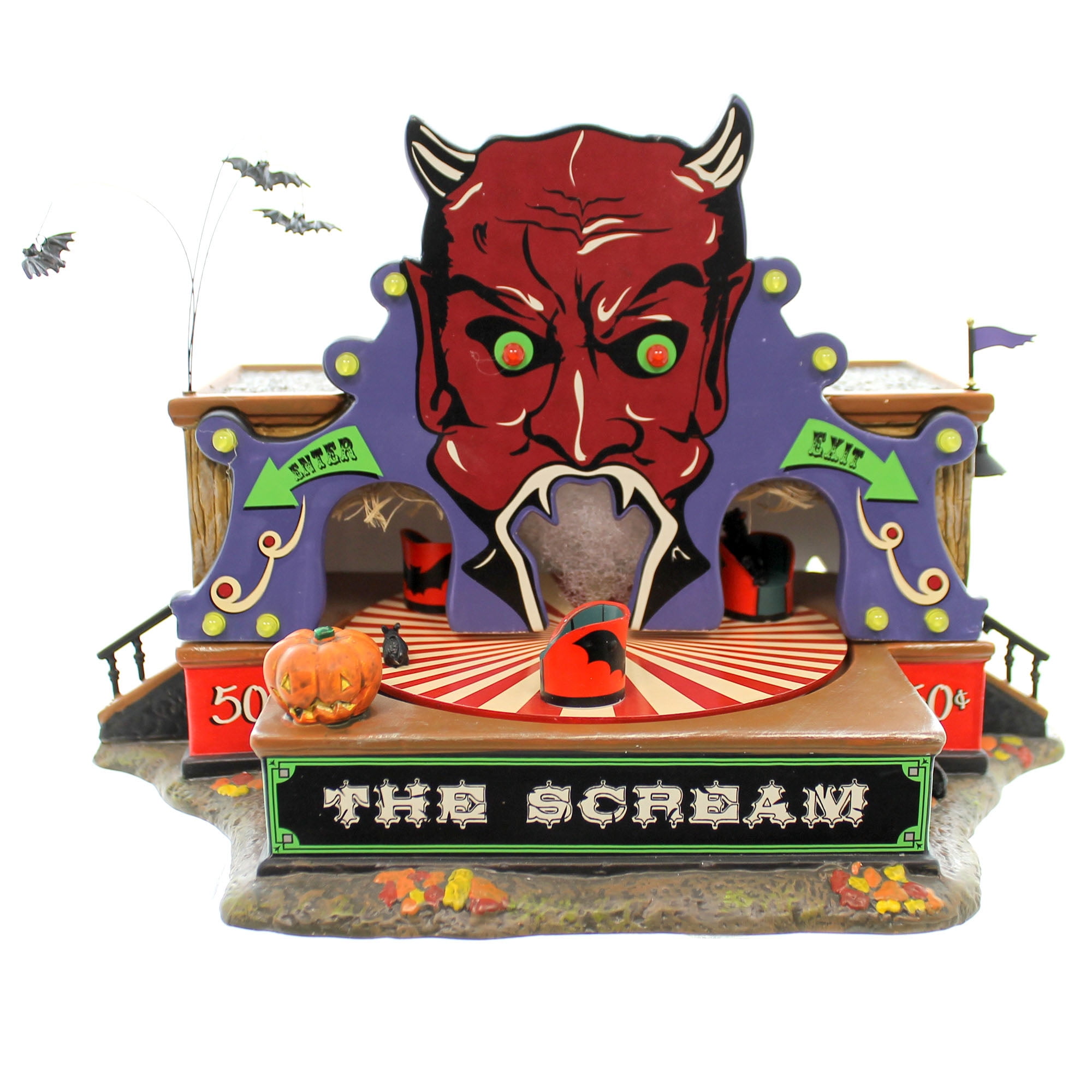 Department 56 Snow Village Halloween the Scream Animated Building ...