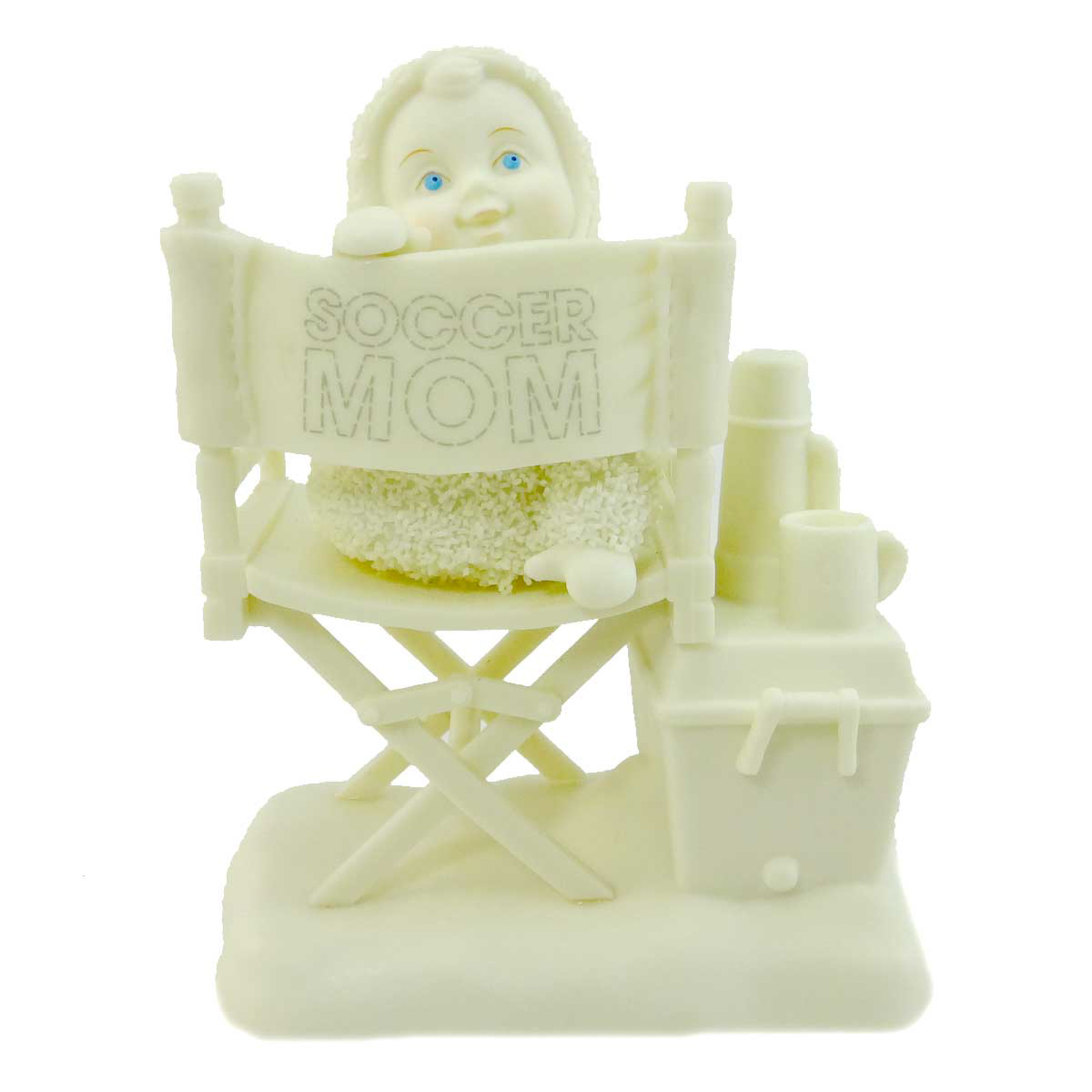 Dept 56 Snowbabies SITTING IN MOM'S CHAIR Porcelain Christmas Soccer ...