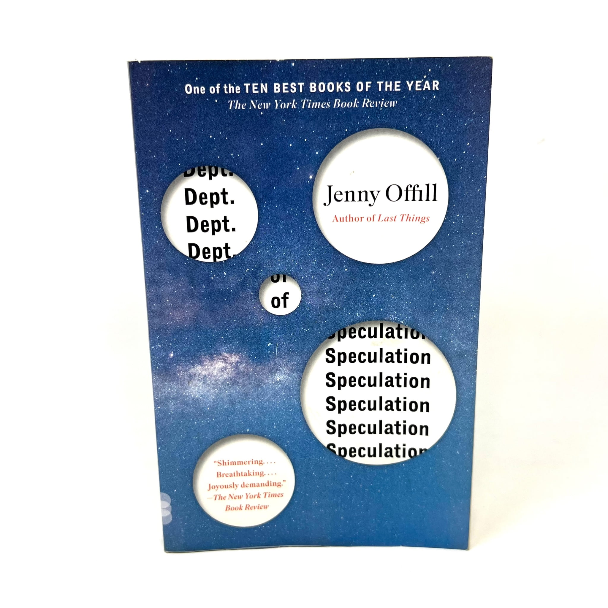 Dept Of Speculation Jenny Offill Vintage Books - Walmart.com