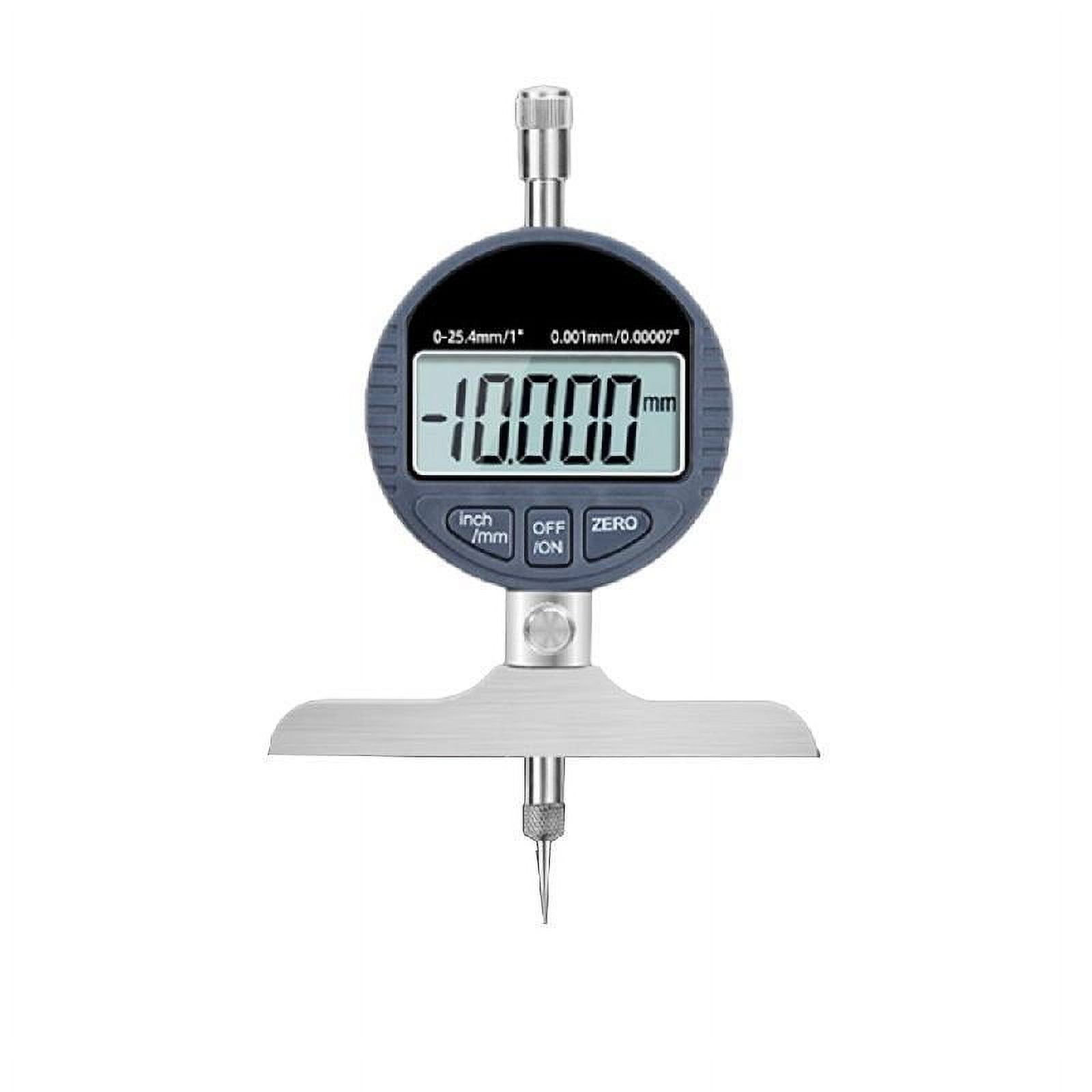 Depth Gauge Digital Indicator 0-12.7mm / 0-25.4mm Digital Dial Depth ...