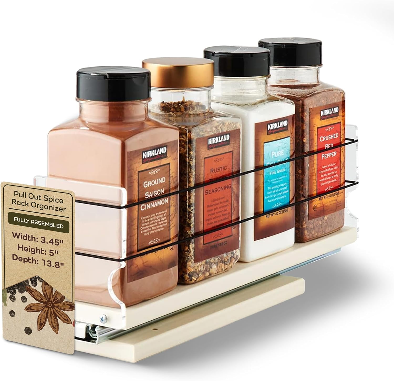 Depth Heavy Duty Pull Out Rack Drawer - 1 Drawer, Large Containers ...