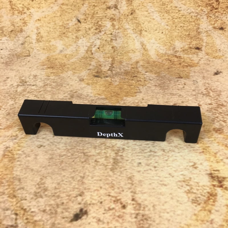 DepthX Spirit Level with Vial for Basic Home Projects, Clear Acrylic ...