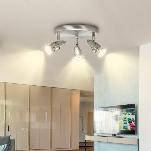 Track Lighting Silver Ceiling Light