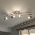 Depuley 4 Light LED Track Ceiling Spot Light Kits Flush Mount Ceiling ...