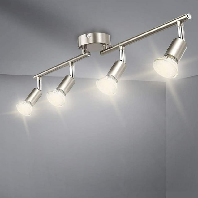 Depuley 4 Light Modern Track Ceiling Light Kit Ceiling Spotlight ...