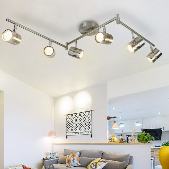 Depuley 6 Light Ceiling Spotlight Flush Mount Ceiling Track Light ...