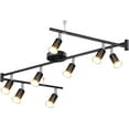 Depuley 8 Light LED Modern Track Ceiling Lights Track Spot Light ...
