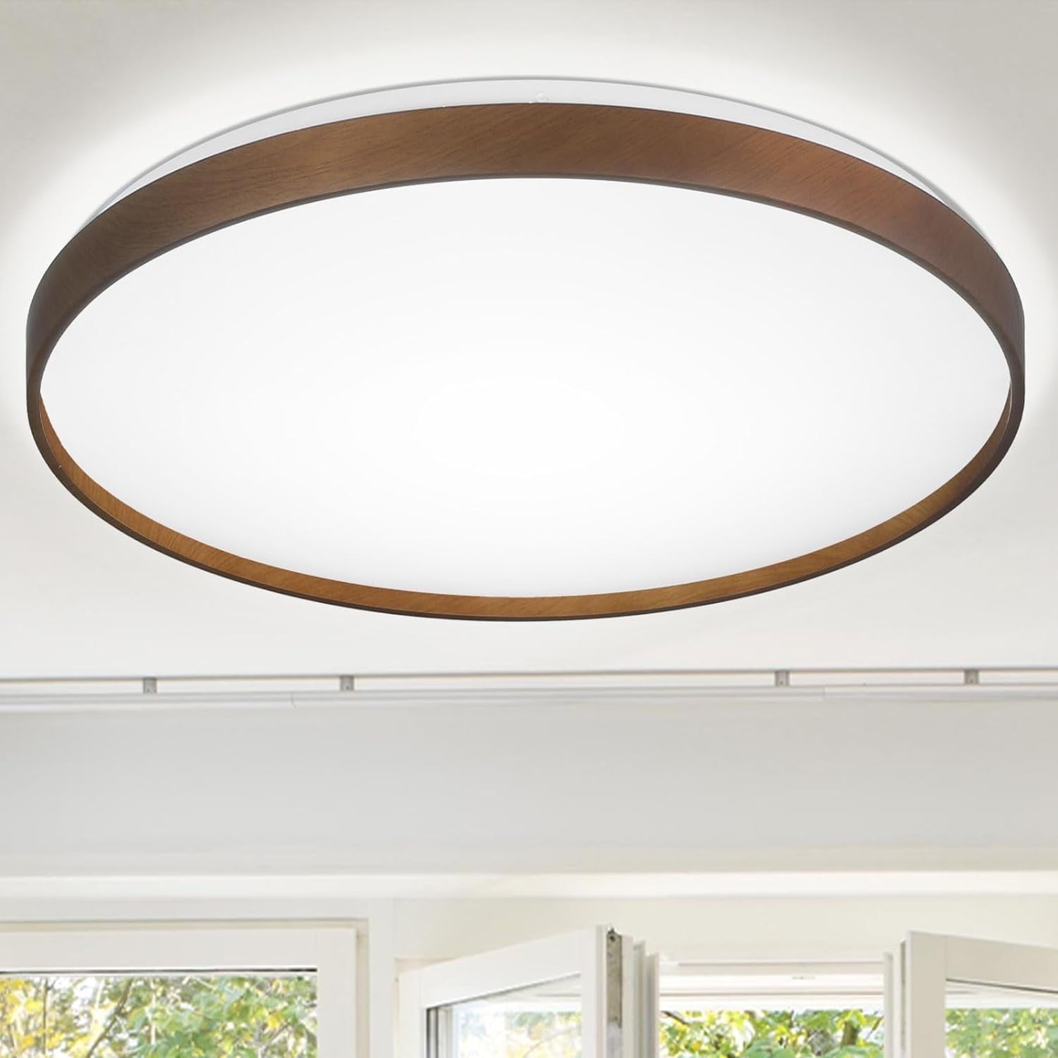 Depuley LED Flush Mount Ceiling Light, Round Low Profile Fixture, 5 ...
