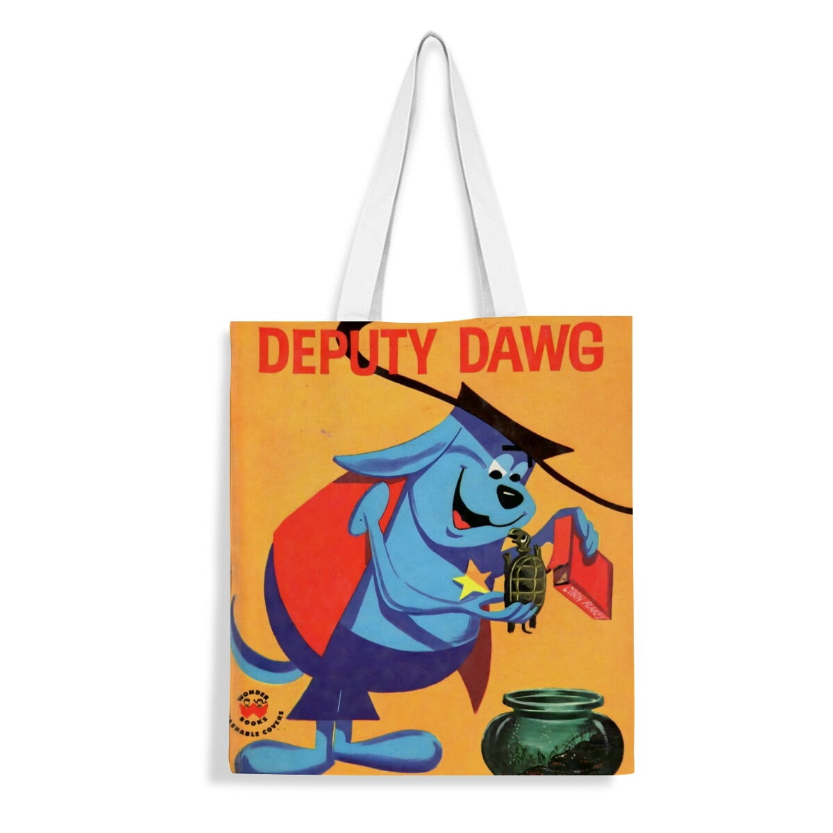 Deputy Dawg-theme canvas Tote Bag for Women Aesthetic Shopping Grocery ...