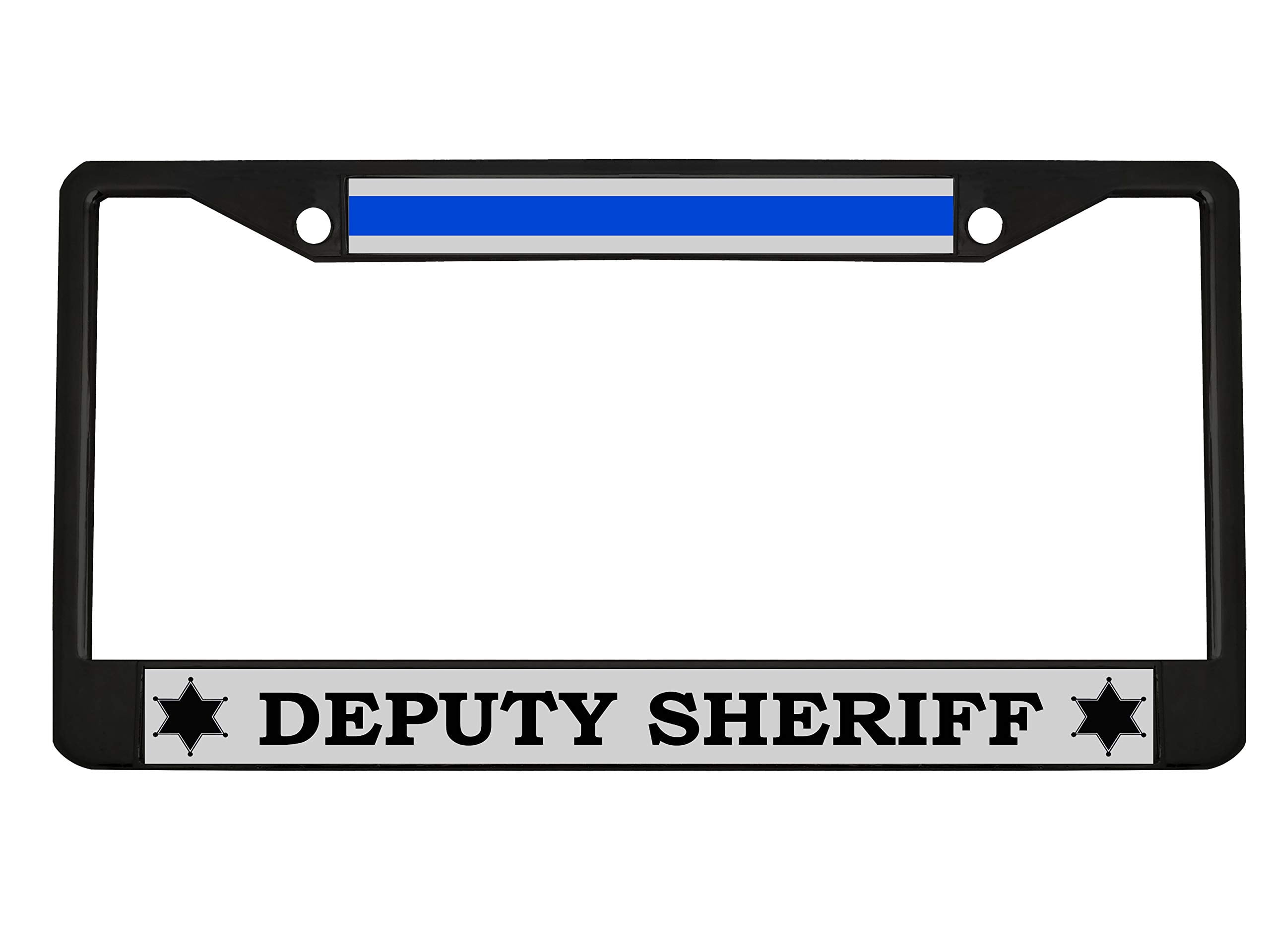 Deputy Sheriff Style Metal License Plate Frame Personalized/Car ...