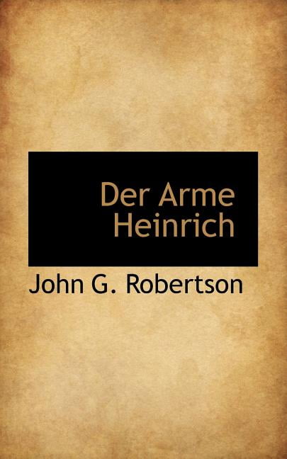 Der Arme Heinrich (Paperback) - Walmart.com
