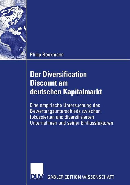 Der Diversification Discount Am Deutschen Kapitalmarkt (Paperback) - Walmart.com