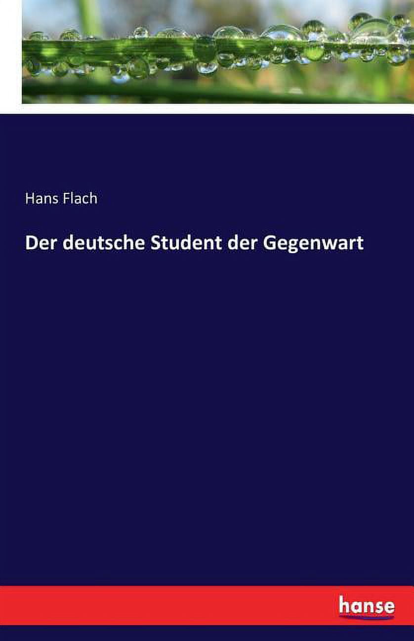 Der deutsche Student der Gegenwart, (Paperback) - Walmart.com