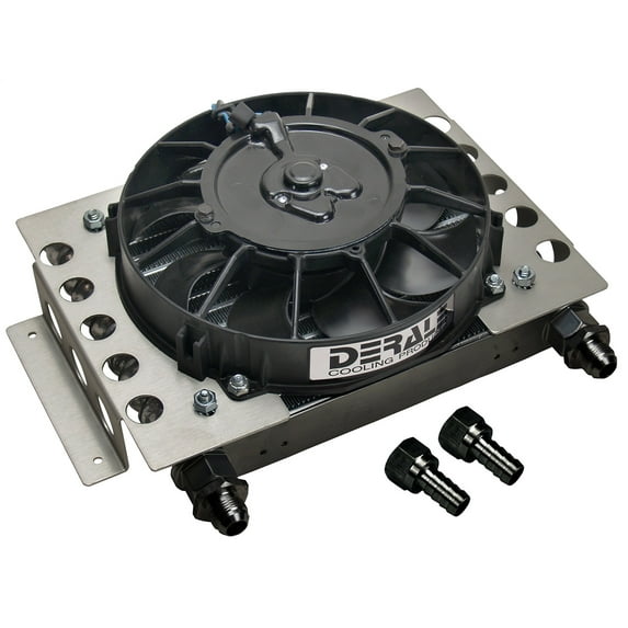 Derale 12-3/4 x 9-3/8 x 4-5/16 in Fluid Cooler/Fan P/N 15850 - Walmart.com