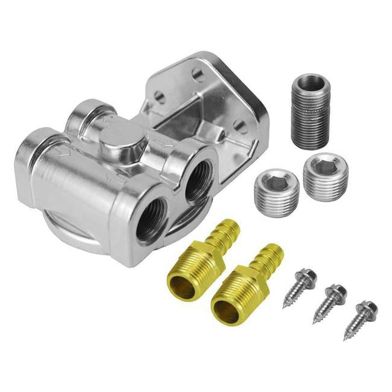 Derale 13049 Engine Oil Filter Remote Mounting Kit - Walmart.com