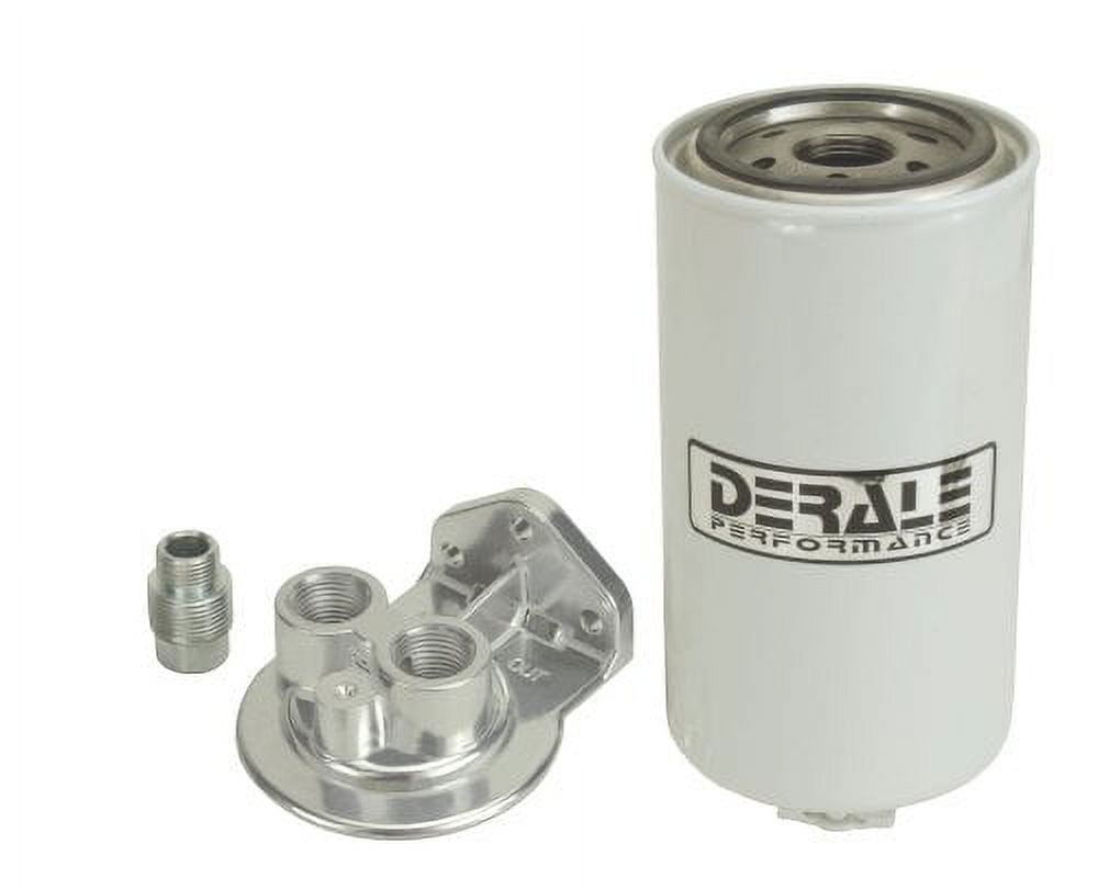 Derale 13072 Fuel Filter and Water Separator Kit 3/8" NPT Inlet ...