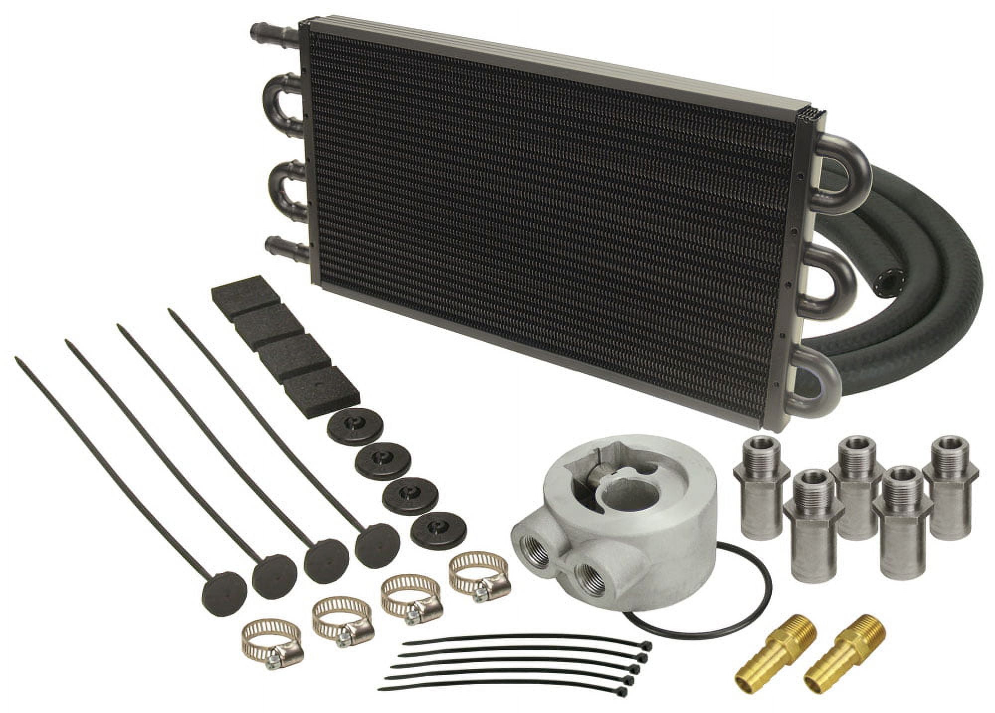 Derale 16-5/8 x 7-5/8 x 3/4 in Engine Oil Fluid Cooler Kit P/N 15502 ...