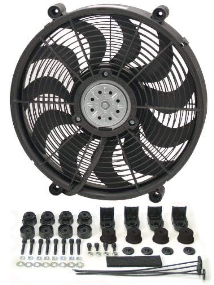 Derale 16217 17" High Output Radiator Fan - Walmart.com