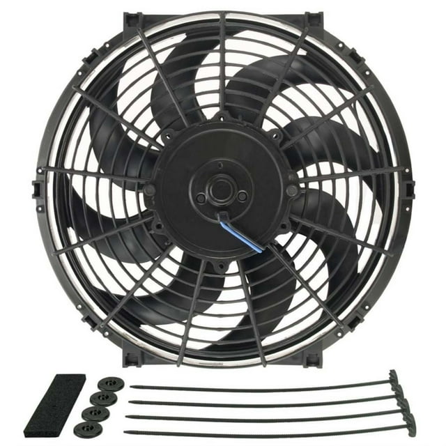 Derale 16622 12" Tornado Electric Fan Standard Kit Fits select: 2012 ...