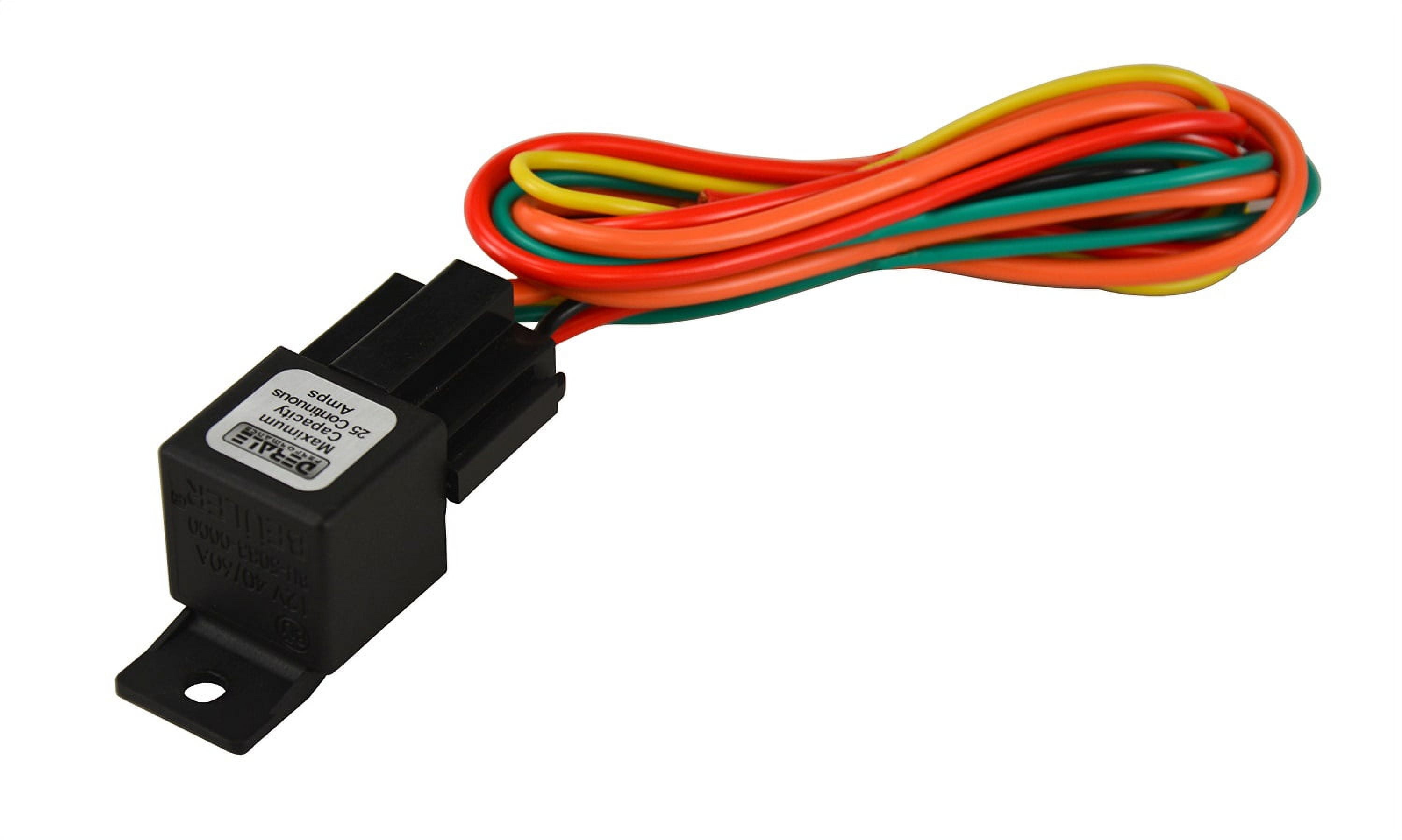 Derale 16763 Single Relay Wire Harness Kit Fits select: 2010-2012 ...