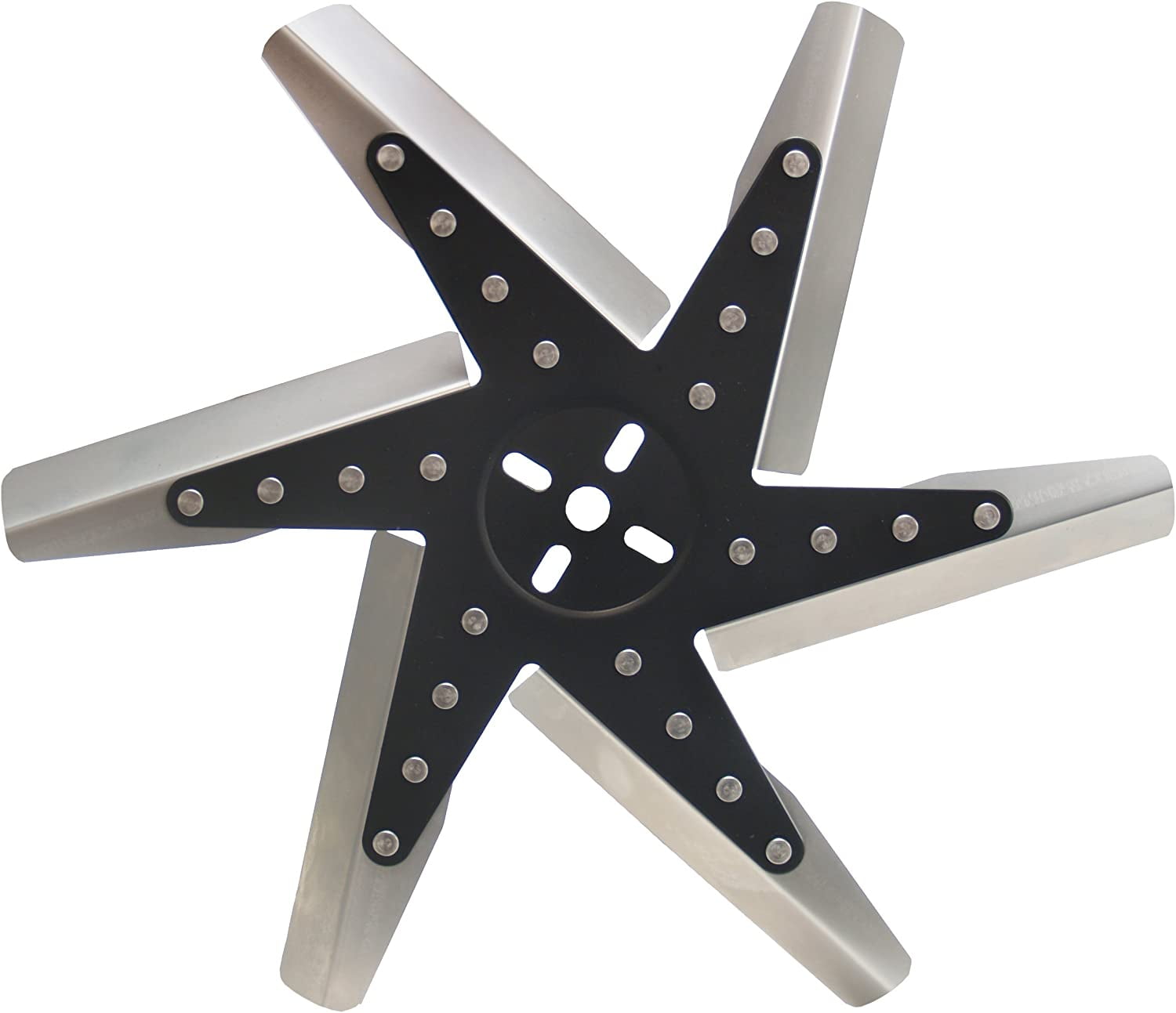 Derale 19317 17" High Performance Stainless Steel Flex Fan Reverse ...