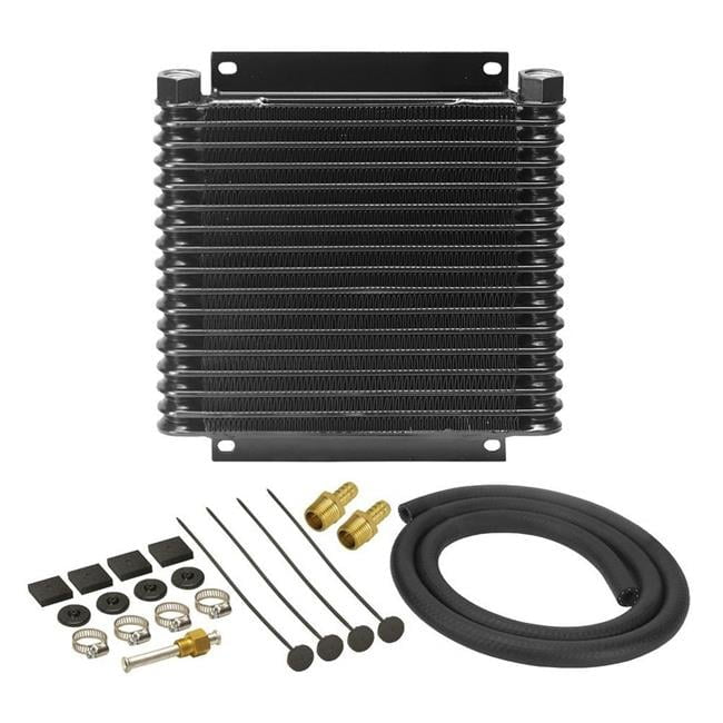 Derale 24 - 000 GVW Series 17 Row Plate & Fin Transmission Cooler Kit ...
