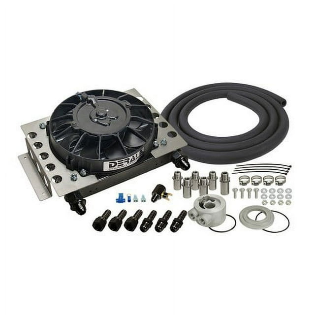 Derale Performance Atomic-Cool Engine Oil Cooler Kit -8AN - Walmart.com